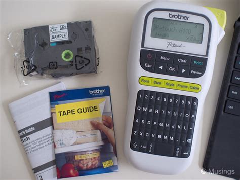 Brother P Touch PT H Label Maker Musings
