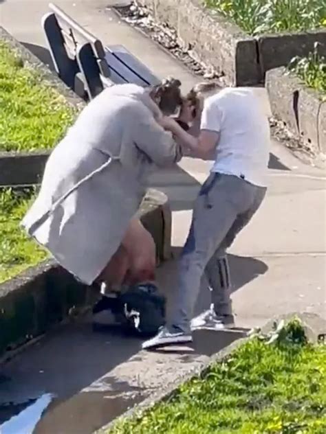 Women Mooning The Camera