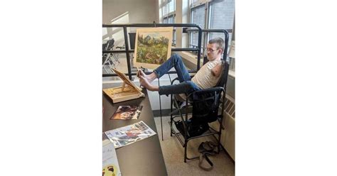 Making Art Is Lifelong Commitment For Man Born Without Arms Nutley