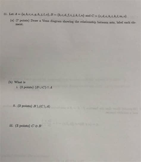 Solved 11 Let A A B C E G H J 1 O B B C D Chegg Com