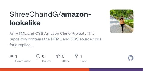 Github Shreechandg Amazon Lookalike An Html And Css Amazon Clone
