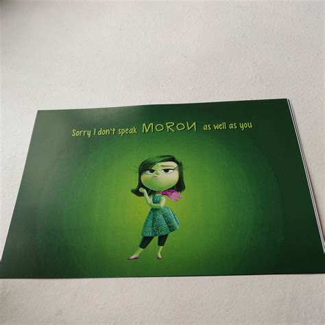 Disgust Inside Out Wall Poster Dipped In Doodles