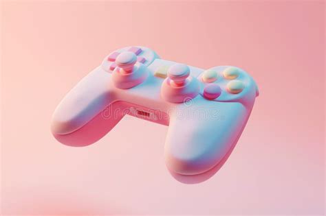 3d Joystick Controller Gamepad For Videogames On Pastel Background Gameplay Symbol 3d Render