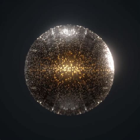 Premium Ai Image A Close Up Of A Circular Object With A Black