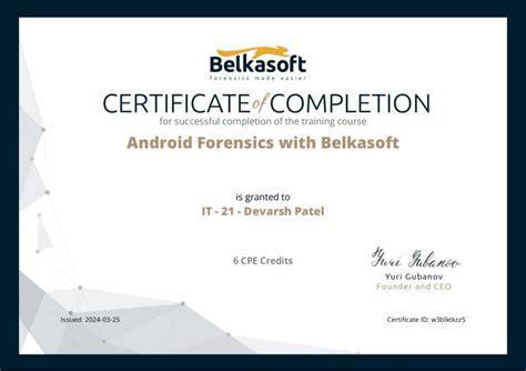 Devarsh Patel On Linkedin Androidforensics Belkasoft