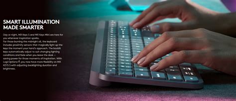 LOGITECH MX KEYS S WIRELESS ADVANCED KEYBOARD WITH EASY SWITCH USB RECEIVER BLUETOOTH DUAL