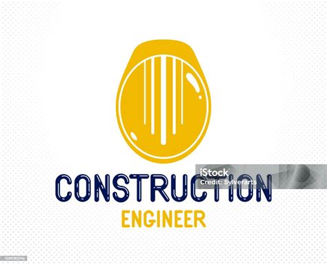 노란색 안전 헬멧 세련된 산업 및 건설 그래픽 디자인 요소와 엔지니어 로고 또는 아이콘 로고에 대한 스톡 벡터 아트 및 기타 이미지 로고 헬멧 건축 Istock