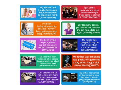 Interrogative Word Questions Flip Tiles