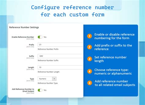 Magento 2 WebForms Pro 3 Reference Number Add On