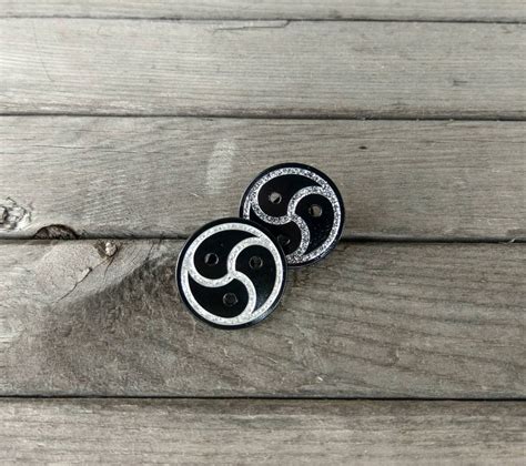Bdsm Symbol Emblem Enamel Pin Etsy