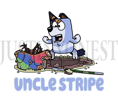 Bluey Png Bluey Stripe Uncle Stripe Png Uncle Stripe Etsy Uk