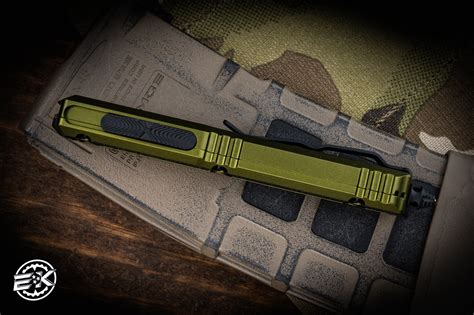 Microtech Makora Otf Automatic Knife Od Green 325 Black Serrated