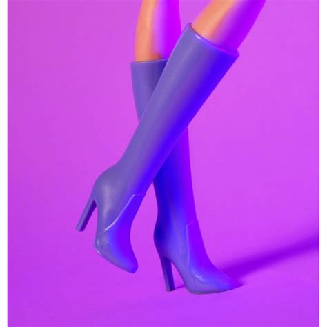 Barbie Looks 20 Doll Redhead Purple Skirt Knee High Boots Hrm12