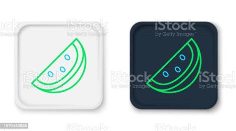 흰색 배경에 분리된 수박 기호 아이콘이 있는 라인 카지노 슬롯 머신 도박 게임 다채로운 개요 개념입니다 벡터 0명에 대한 스톡