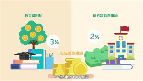 MG动画说降费教育费附加和地方教育费附加 纳税