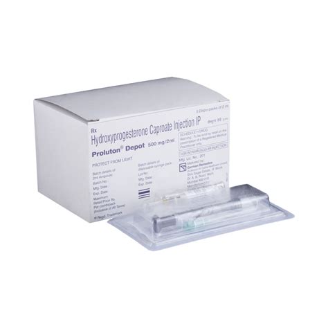 Proluton Depot 500mg 2ml Injection View Usage Side Effects Price And