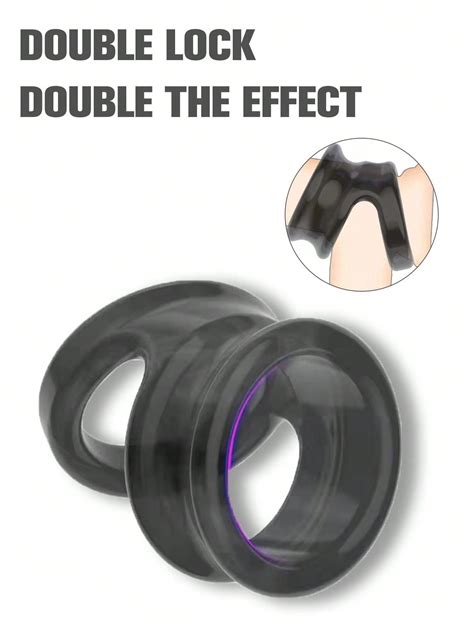 1 Set Of Male Safety Material Solid Egg Lock Ring Scrotum Male Wear