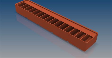 Gridfinity Labeled Divider Bin More Compartments By Neondevil