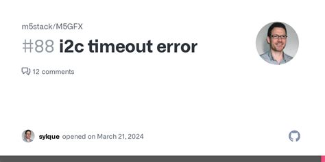 i2c timeout error · issue 88 · m5stack m5gfx · github