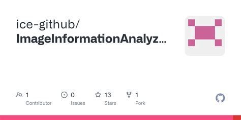 GitHub Ice Github ImageInformationAnalyzer