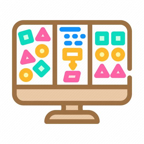 Unsupervised Machine Learning Algorithm Model Data Icon Download