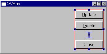 QVBoxLayout Class