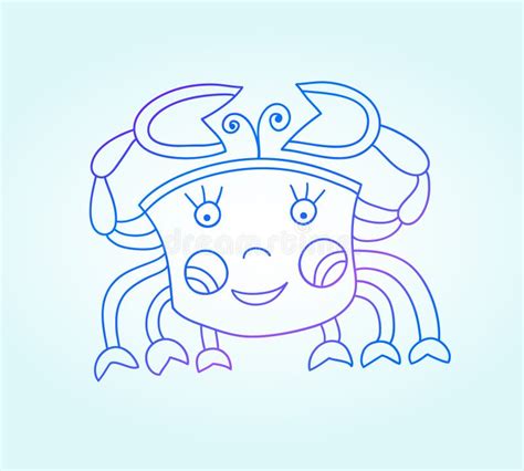 Blue Crab Line Drawing Stock Illustrations 709 Blue Crab Line Drawing
