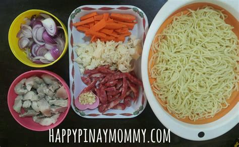 Easy Miki Pancit Guisado Recipe Happy Pinay Mommy