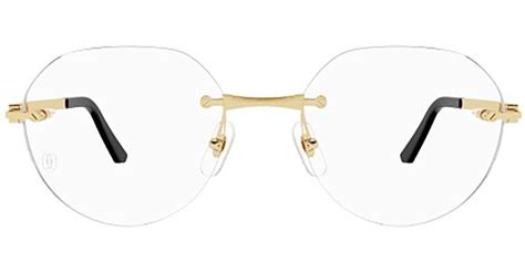 Cartier Eyeglasses In Metallic For Men Lyst