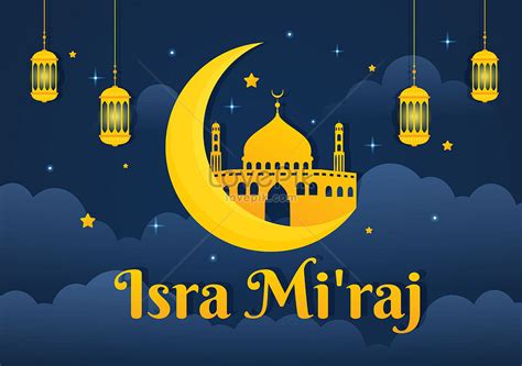 행복한 Isra Miraj 삽화 일러스트 무료 다운로드 Lovepik