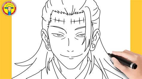 How To Draw Suguru Geto Step By Step Jujutsu Kaisen Easy Drawing