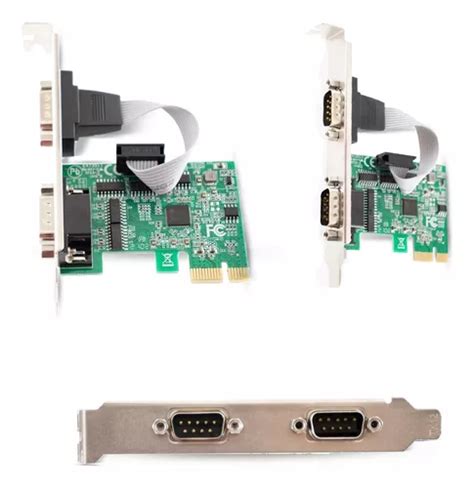 Placa Serial Rs Portas Serial Db Pci E Express X