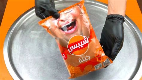 Asmr Lays Cheese Flavored Potato Chips Asmr Ice Cream Roll