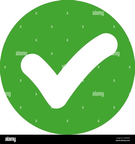Round Checkbox Icon Done Editable Vector Stock Vector Image Art Alamy
