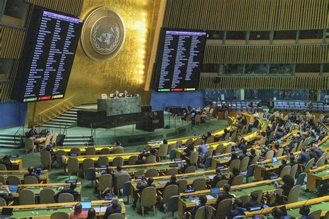 Un Approves Request For An Icj Advisory Opinion On Israels West Bank