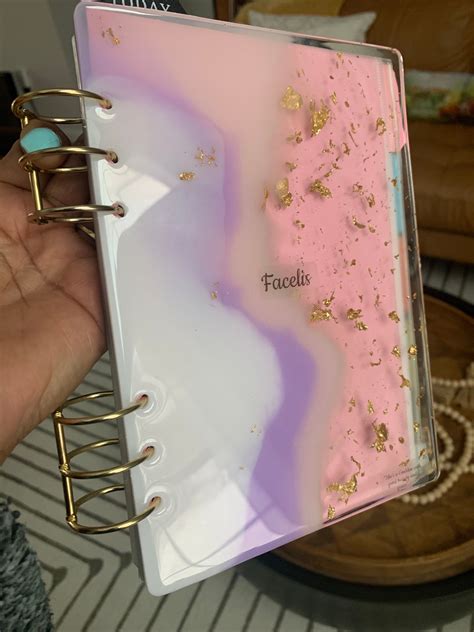 Personalized Resin Art Notebook Cover Size A5 Resin Journal Savings