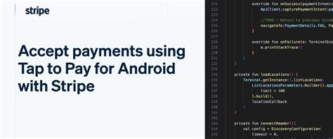 Accept Payments Using Tap To Pay For Android With Stripe Dev Community