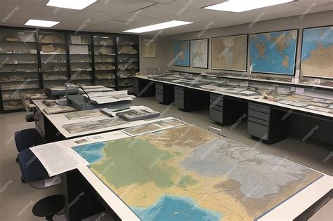 Premium Photo Depict A Section Of The Lab Focused On Geology With