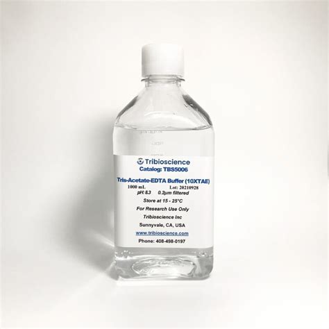 Tris Acetate EDTA Buffer TAE Buffer 10x 1 L