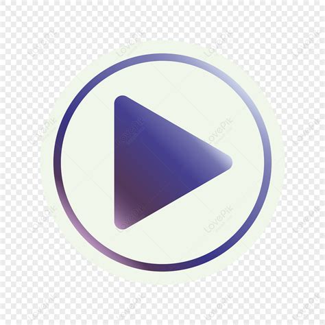 만화 라운드 플레이 버튼 재생 단추 일주 Png 일러스트 무료 다운로드 Lovepik