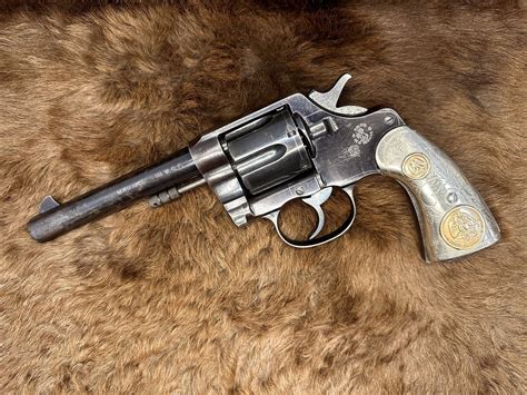 1908 Colt New Service Revolver 38 WCF