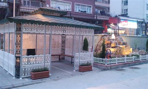 Composite Gazebo Plastic Camelia Modular Composite Fence