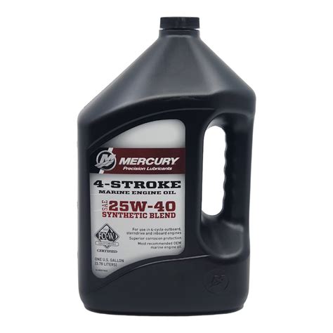 92-8M0078630 - Mercury 25w40 Synthetic Blend Engine Oil 3.78L