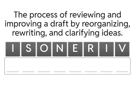 Rearrange The Jumbled Letters To Form The Word Defined In Each Item And