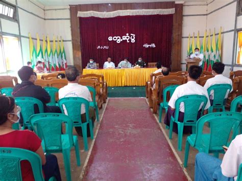 သံဖြူဇရပ်မြို့နယ်၌ ကိုဗစ် ၁၉ ရောဂါ ကာကွယ်ထိန်းချုပ်ရေးလုပ်ငန်းညှိနှိုင