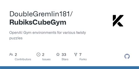 GitHub DoubleGremlin RubiksCubeGym OpenAI Gym Environments For Various Twisty Puzzles