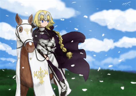 Jeanne On A Horse Rfgofanart