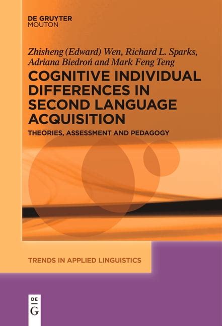 Trends In Applied Linguistics [tal] Cognitive Individual Differences In