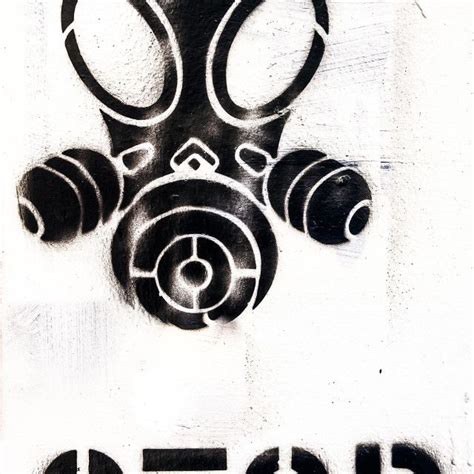 Gas Mask Graffiti Street Art
