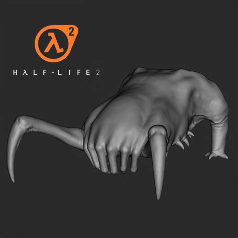 Headcrab Half Life 2 3d Model 3d Printable Cgtrader